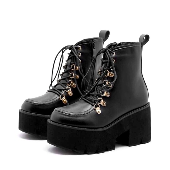 Dolls Kill | Shoes | Dolls Kill Lugz Platform Chunky Boots | Poshmark